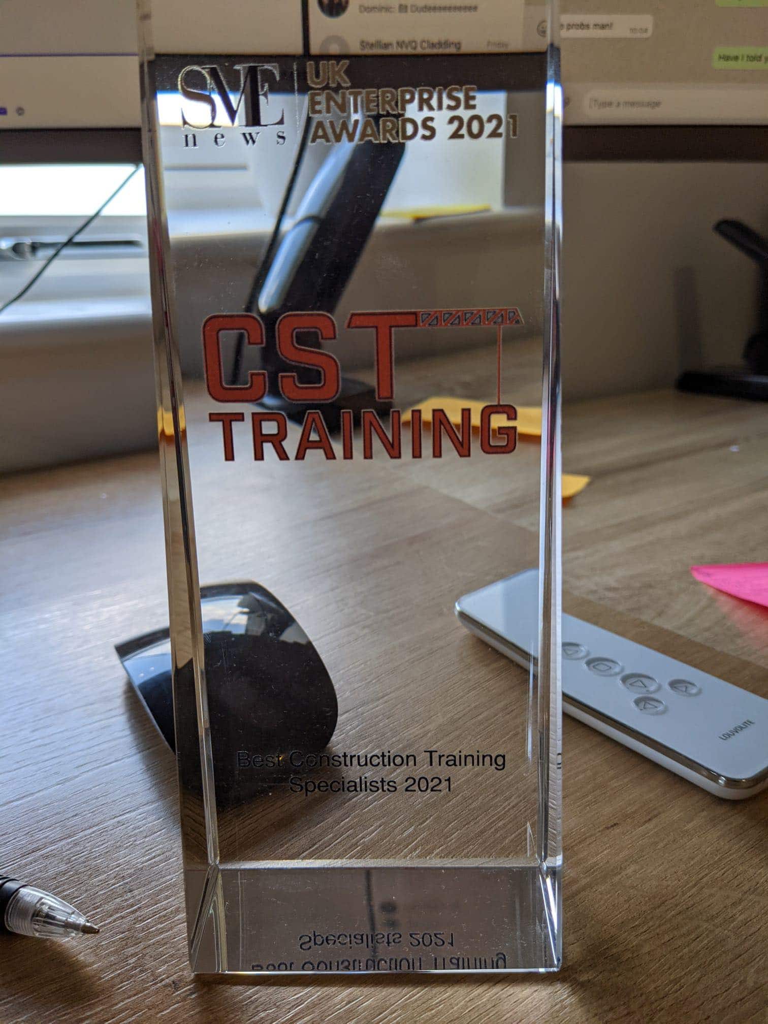 Our Recent Award - CST Training