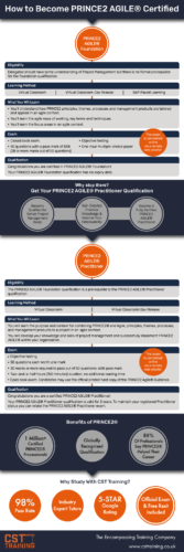 PRINCE2 AGILE Progression Route Infographic | CST Training